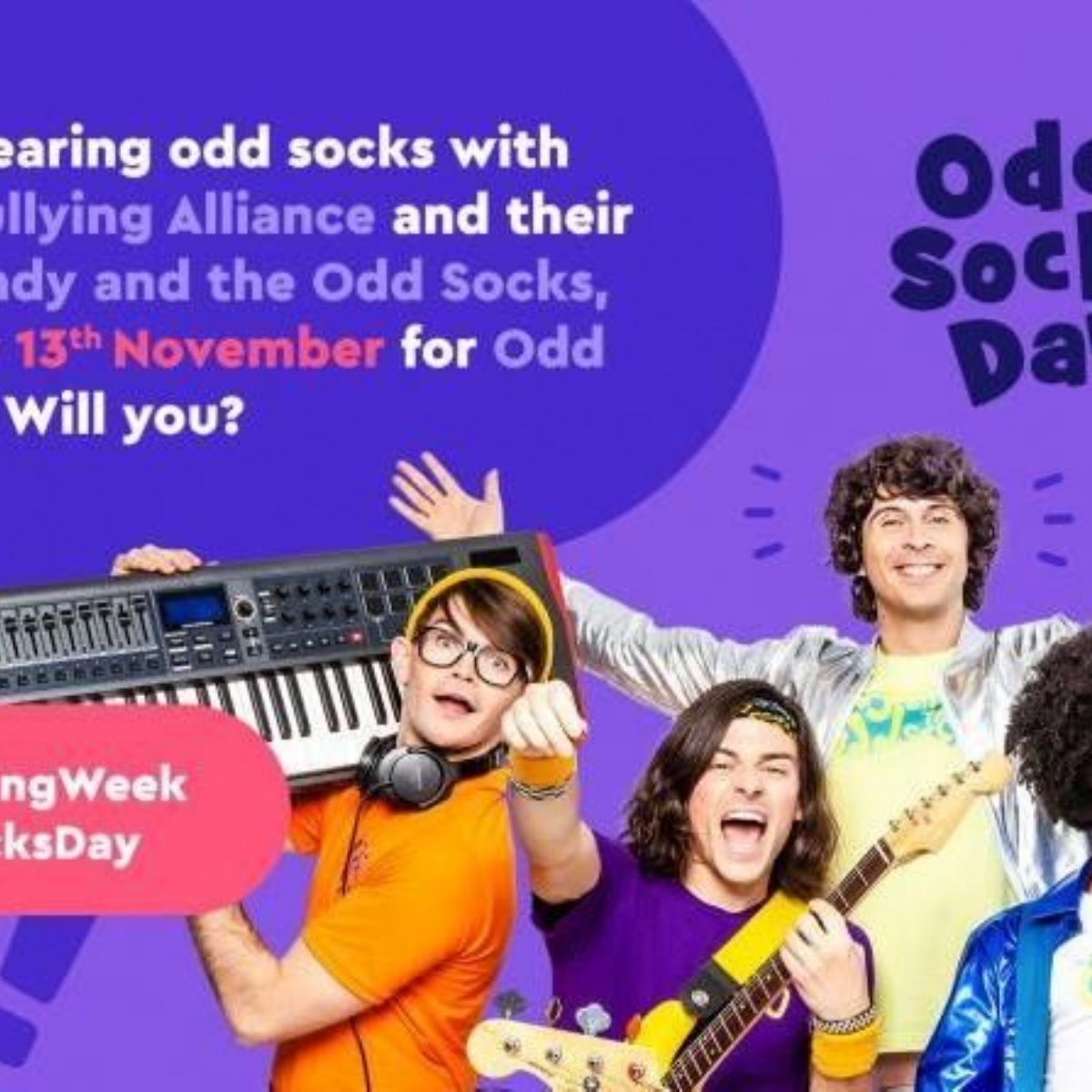 Dyson Perrins CofE Academy - Odd Socks Monday for Anti-Bullying